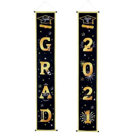 Graduation Decorations 2021 Graduation Porch Sign Party Decor Hanging ...