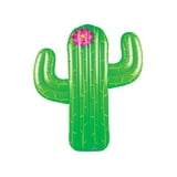 BigMouth Inc Giant Cactus Pool Float, 5' Tall Funny Inflatable Vinyl ...