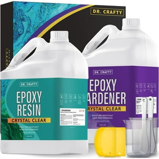 Dr Crafty - Epoxy Resin - Art Resin Epoxy Clear 2 Part Epoxy Resin ...