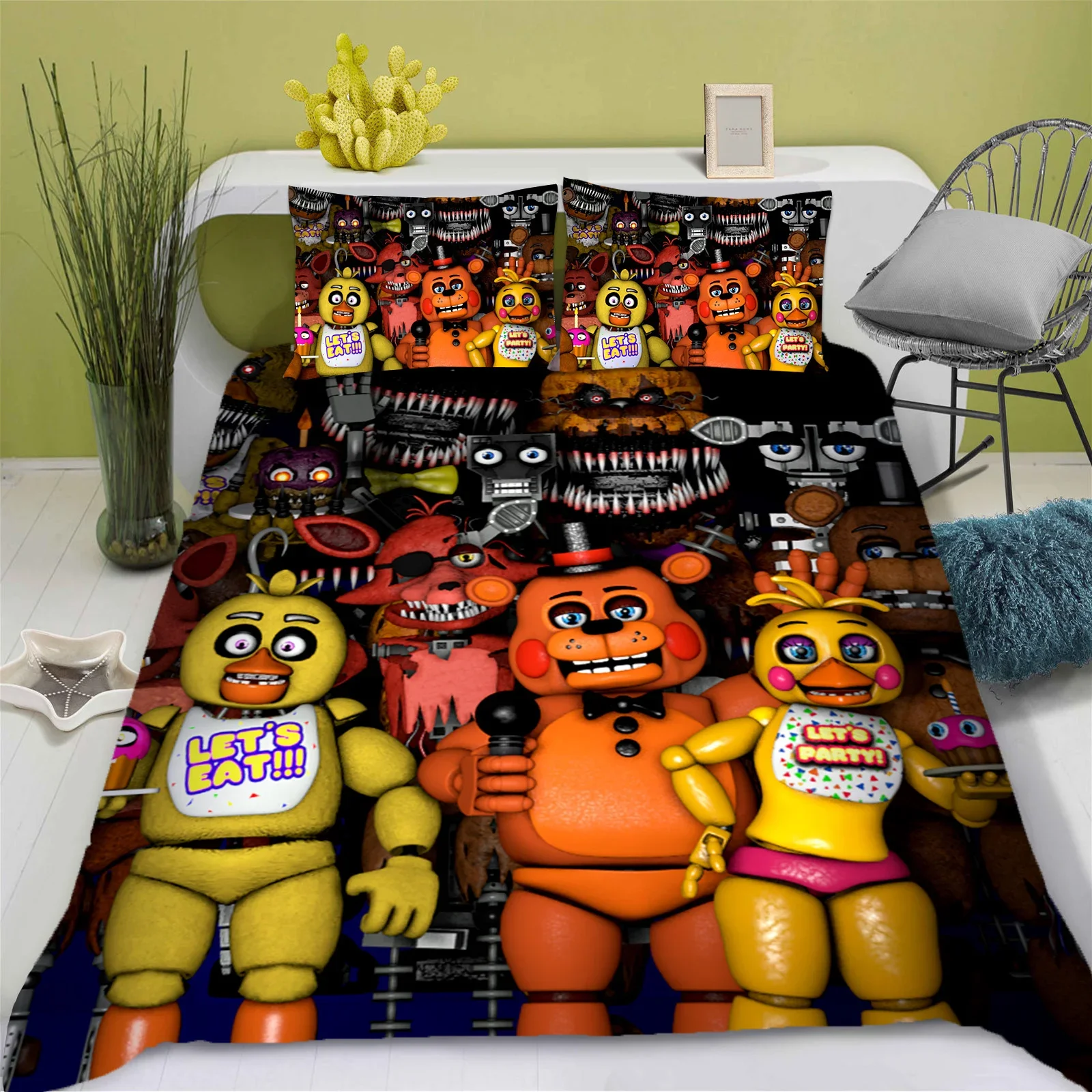 Click here for Yingd Five Nights At Freddys Home Duvet Cover Game... prices