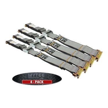 VEVOR E-Track Ratchet Strap, 18 Pack 2" x 15' E Track Straps 4400 lbs ...