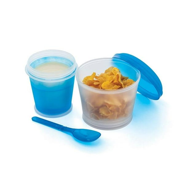 Innovative Living II-202 Cereal to Go Freeze Gel Travel Food Storage ...