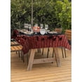 52x70 Inch Outdoor Tablecloth with Umbrella Hole Zipper Rectangle Brick ...