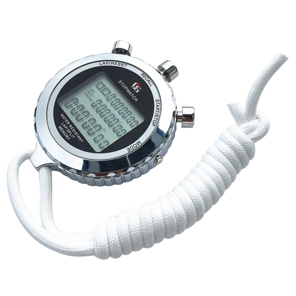 Timer Stopwatch Digital Sports Chronograph Referee Stopwatches Handheld ...