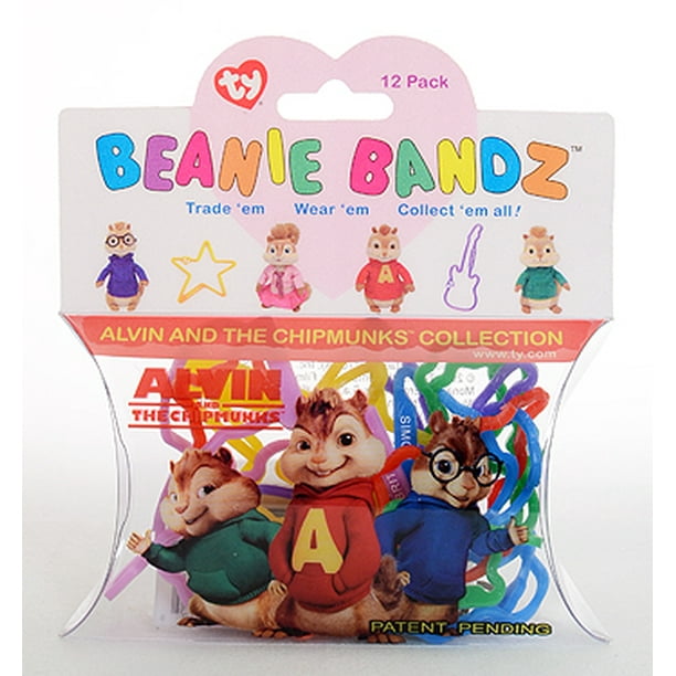 Ty Beanie Bandz - Alvin & The Chipmunks Collection Rubber Silly Bands ...