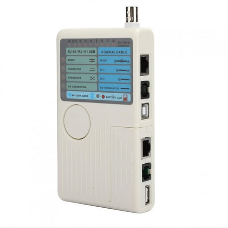 Remote Cable Tester, Cable Tester LED Screen Display 4 In 1 For RJ11 ...