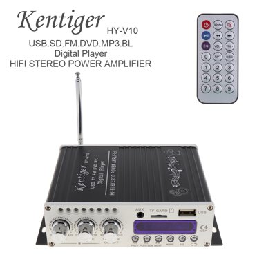 LineYDI 800W 2 Channel bluetooth Mini HIFI Power Amplifier Audio Stereo ...