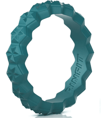 Rinfit Silicone Rings for Women - Thin & Stackable Rubber Bands for ...