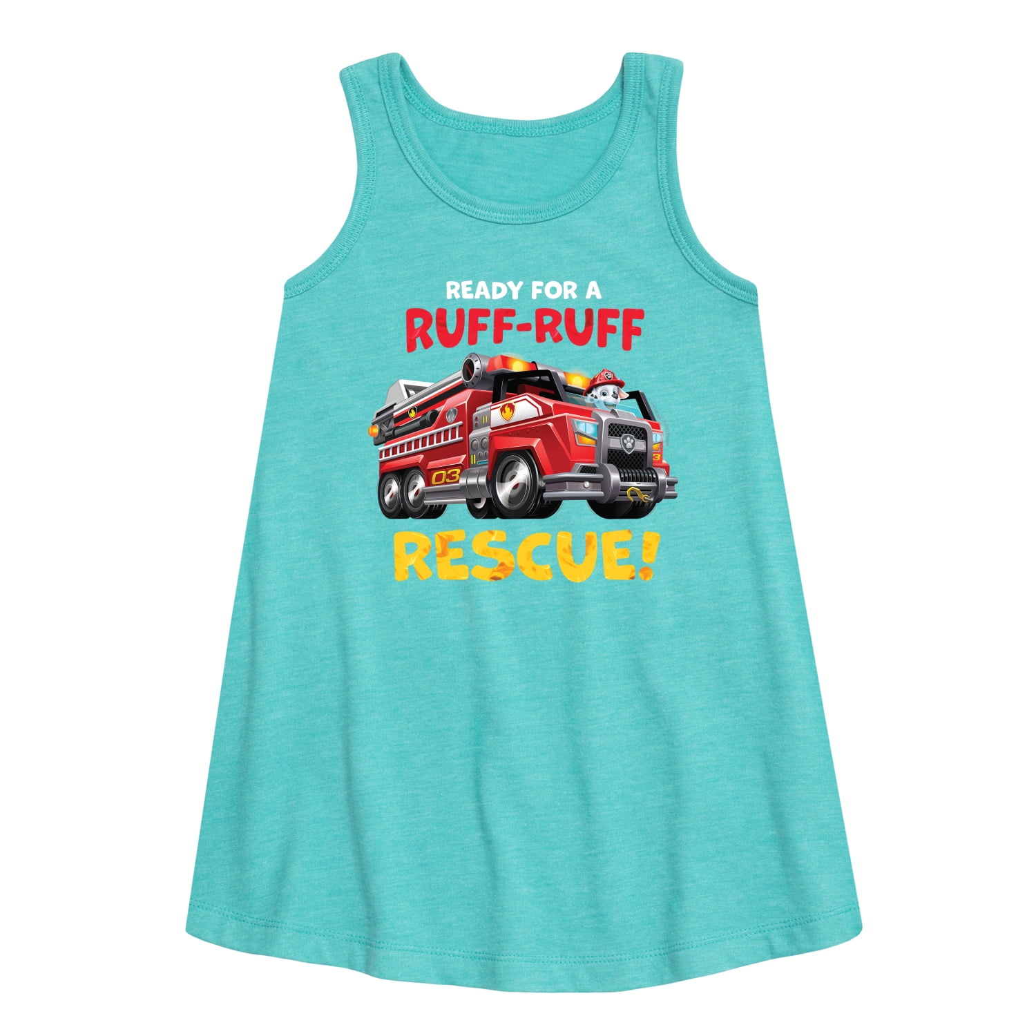 Paw Patrol - Ruff Ruff Rescue - Toddler and Youth Girls A-line Dress ...