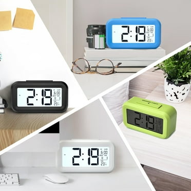 Mainstays Digital Alarm Clock with Keyboard Style Controls, Battery ...