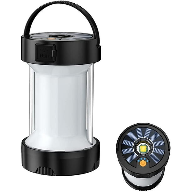 Camping Lantern, Outdoor Camping Light Type-c Rechargeable,1000 Lumen 4 Modes Battery Powered ...