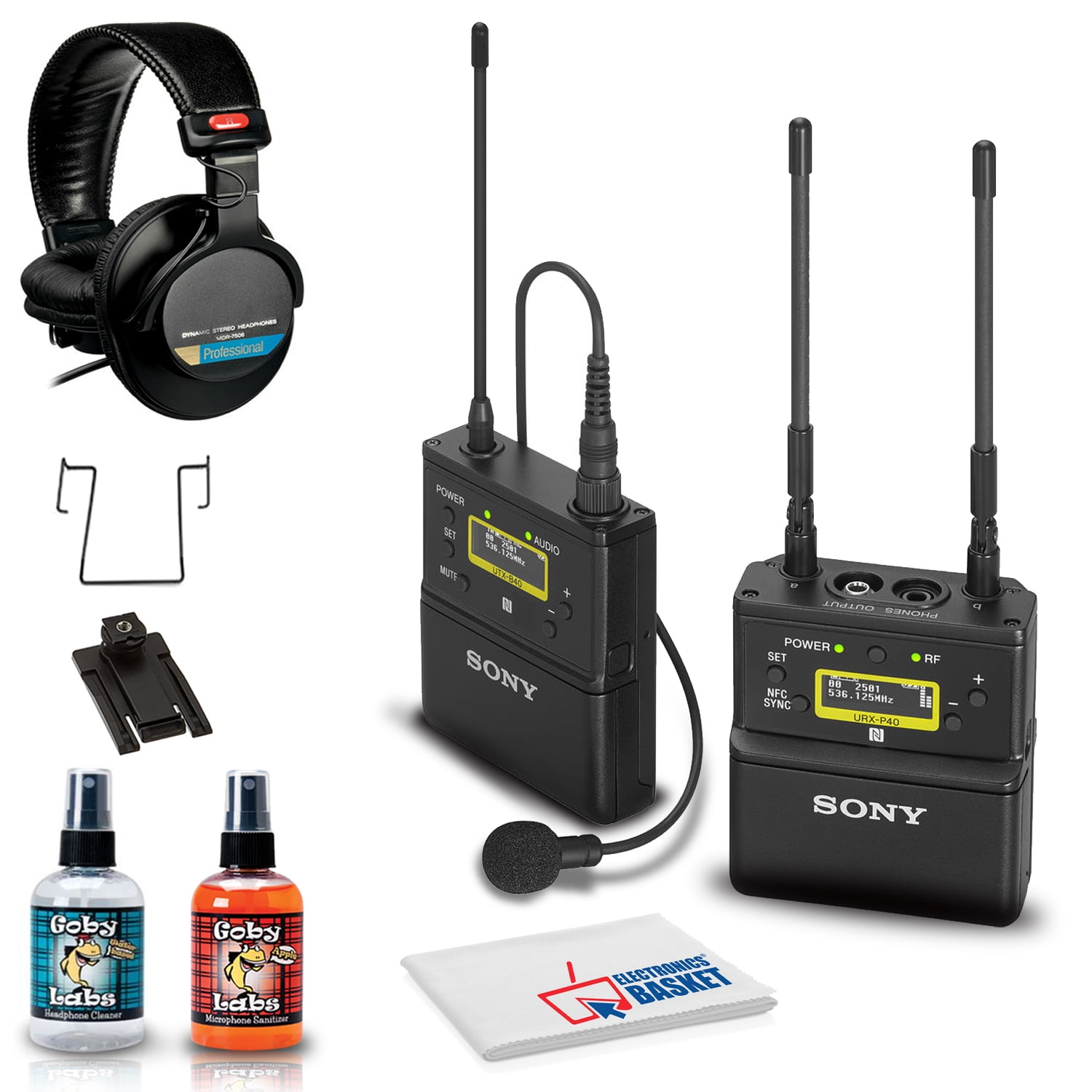 Sony UWP-D21 Camera-Mount Wireless Omni Lavalier Microphone System ...