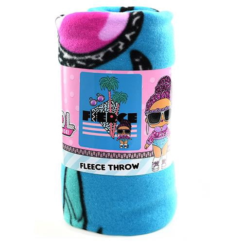 LOL Surprise "Free Stylin" 45x60" Fleece Throw - Walmart.com