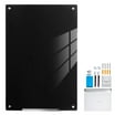 "STEELMASTER 14"" x 30"" Silver Magnetic Memo Board, Hanging Metal ...