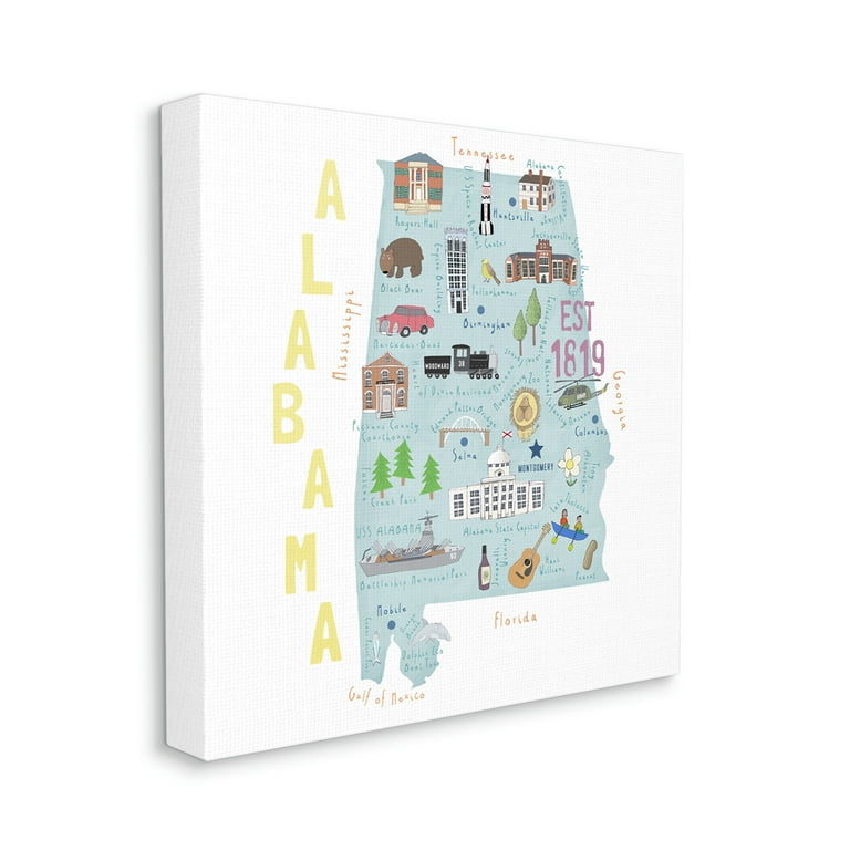 Alabama Travel Map