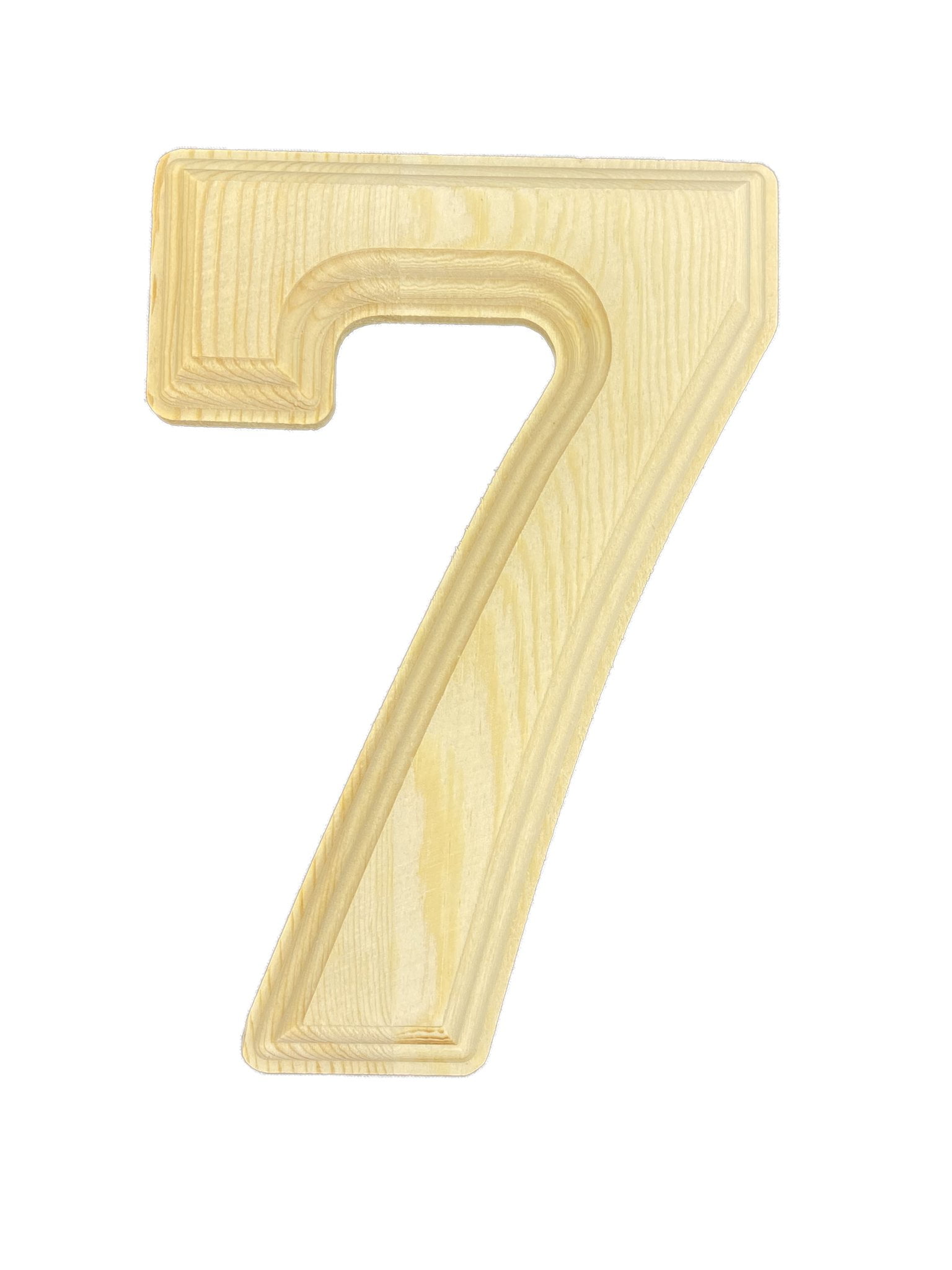 Crafts Central Pine Wood Beveled Wooden Numbers for Arts & Crafts ...