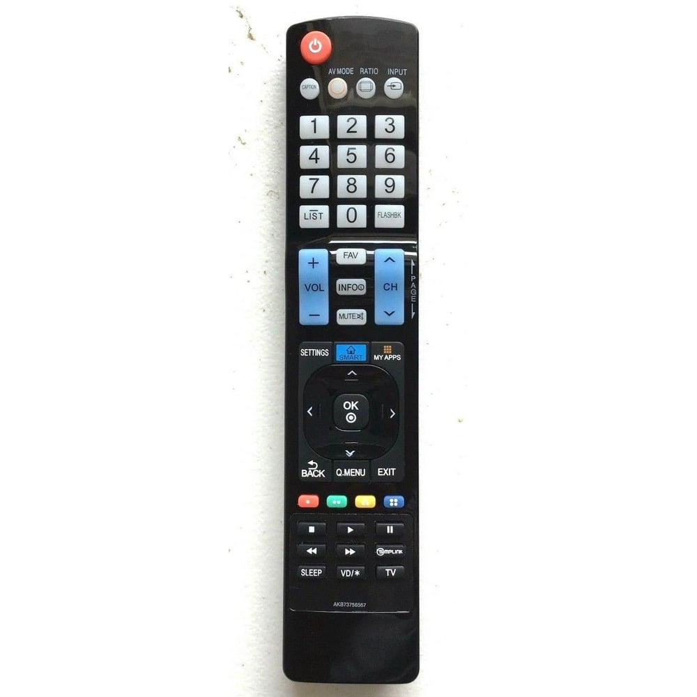 LG AKB73756567 Replacement TV Remote Control for LG Smart 3D 4K TVs ...