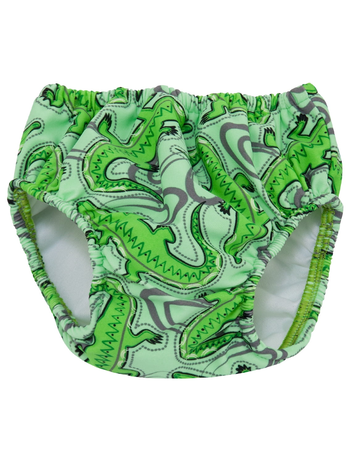 SunBusters Boy's Reusable Swim Diapers, Ice Green Croc, 3T - Walmart.com