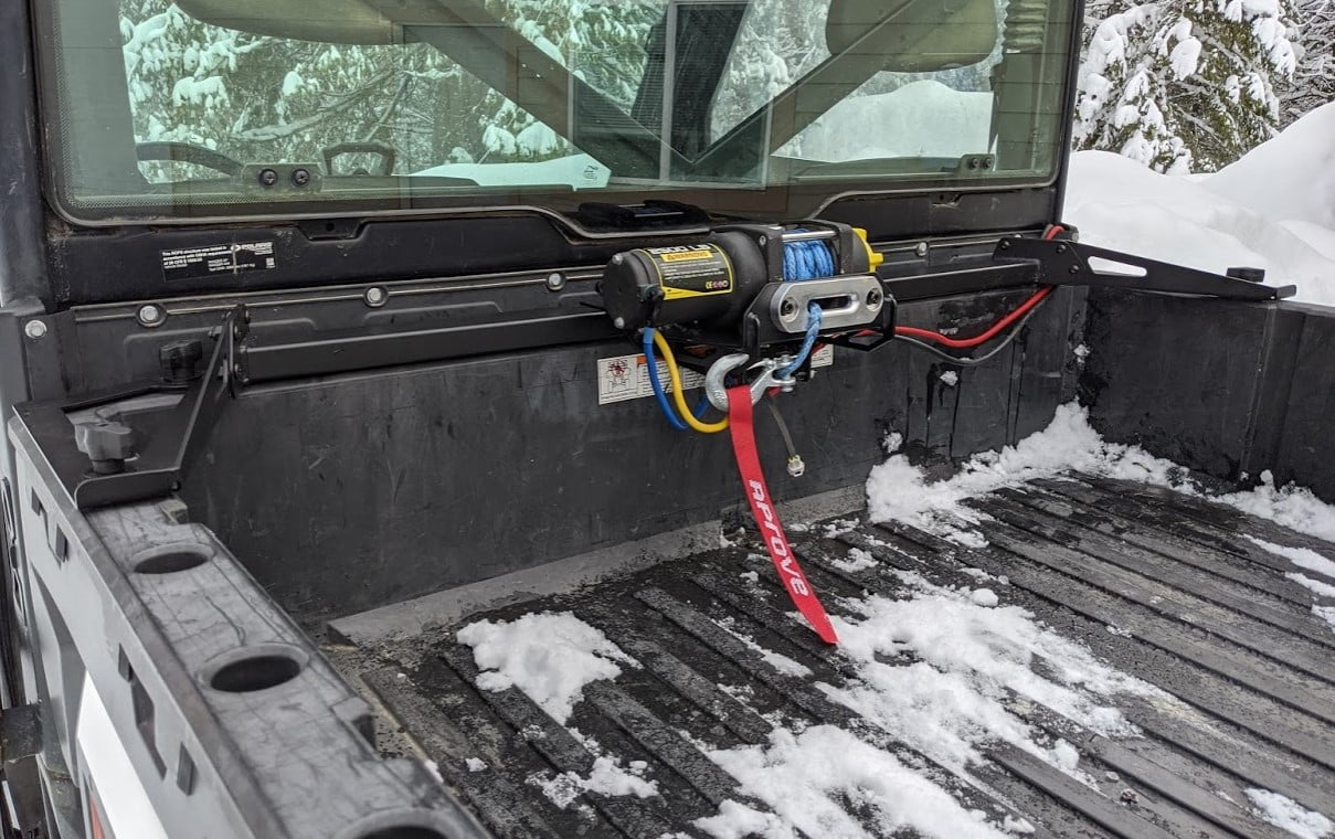 Aprove Cruiser Bed Winch Mount for Polaris Ranger XP 900 & Ranger XP ...