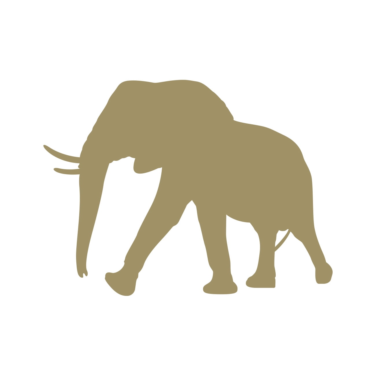 Elephant Sticker Decal Die Cut - Self Adhesive Vinyl - Weatherproof ...