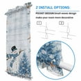 Coastal Christmas Door Curtains for Door Window, French Sidelight Front ...