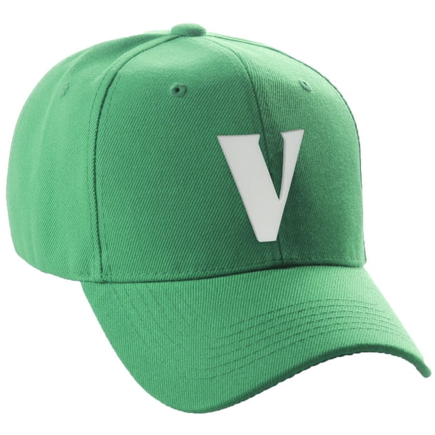 Daxton Structured Curve Visor Bill Baseball Hat 3D Capital Alphabet ...