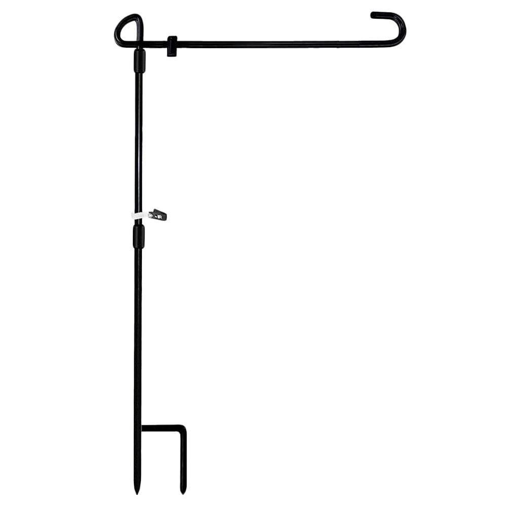 Flag Garden Stand Holder Pole Yard Banner Iron Decorations Party ...