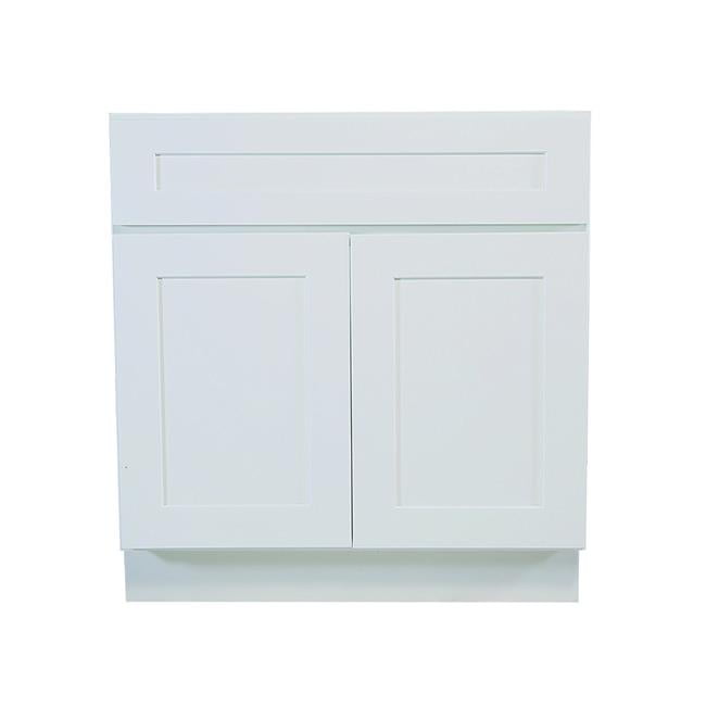 48 x 4.5 x 24 in. Brookings Sink Base Cabinet, White - Walmart.com