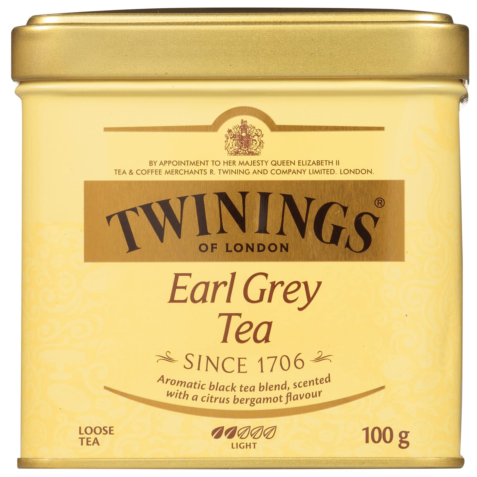 Twinings of London Earl Grey Loose Tea Tins, 3.53 Ounce (Pack of 6 ...