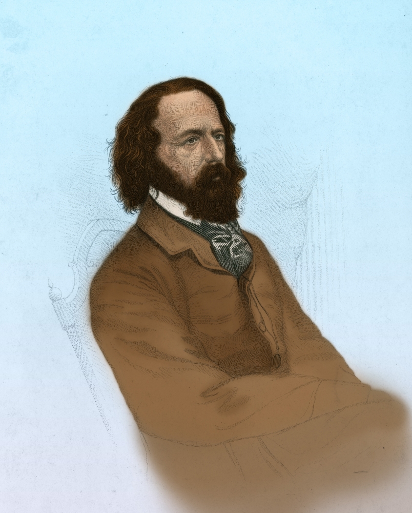 Alfred Lord Tennyson English Poet Laureate Stretched Canvas - Science ...