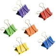 JAM Colorful Binder Clips, Large, 1 1/2 Inch (41 mm), Assorted ...