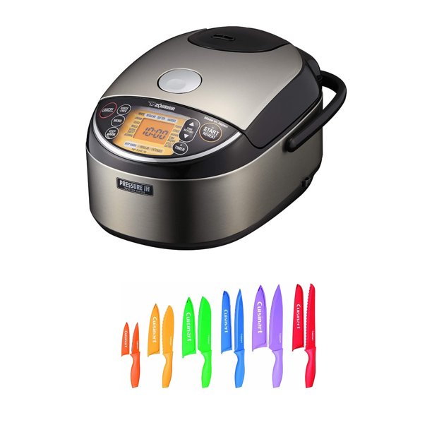 Zojirushi NP-NWC10XB Pressure Induction Heating Rice Cooker (Black ...