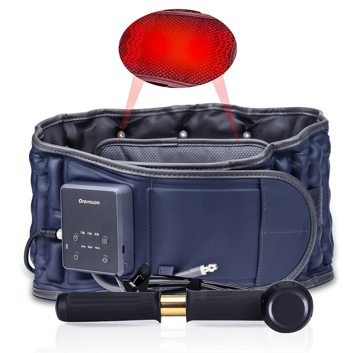 Inflatable Back Support Belt with Heating & Vibration for Instant Back ...