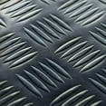 Rubber Cal Diamond Grip Resilient Flooring Mat 2mm X 4ft X 4ft