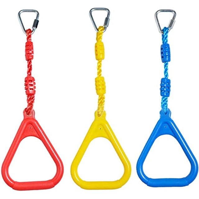 nipocaio 3pcs Multi-Function Wooden Trapeze Swing with Gymnastic ...