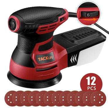 HyperTough 1.5-Amp Detail Sander with Sand Paper, Corded, AQ20037G ...