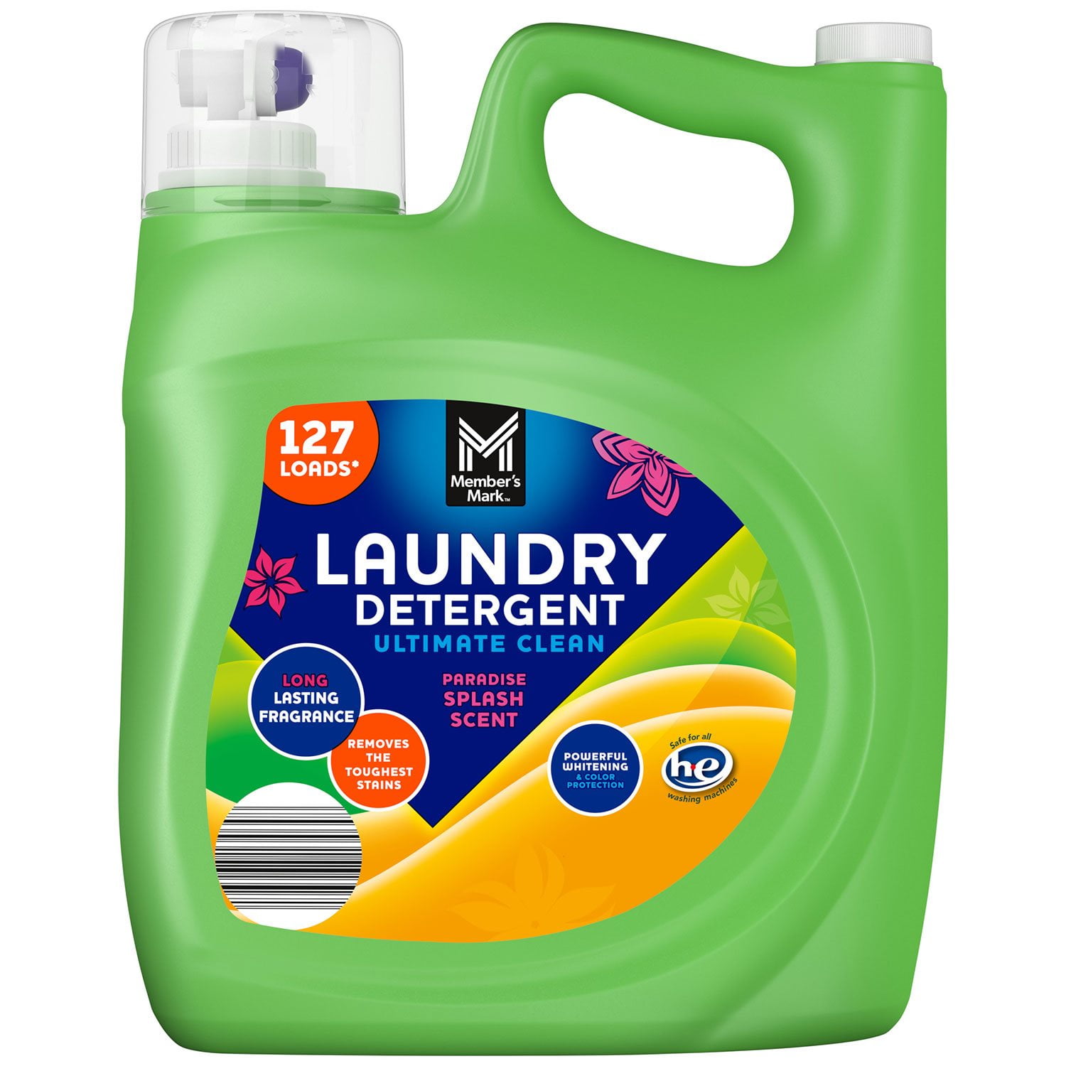 Member's Mark Liquid Laundry Detergent, Paradise Splash, 127 loads, 196 ...