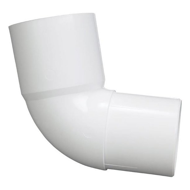 Plastmo 5005388 Classic 2.5 in. White Vinyl Downspout Elbow - Walmart ...