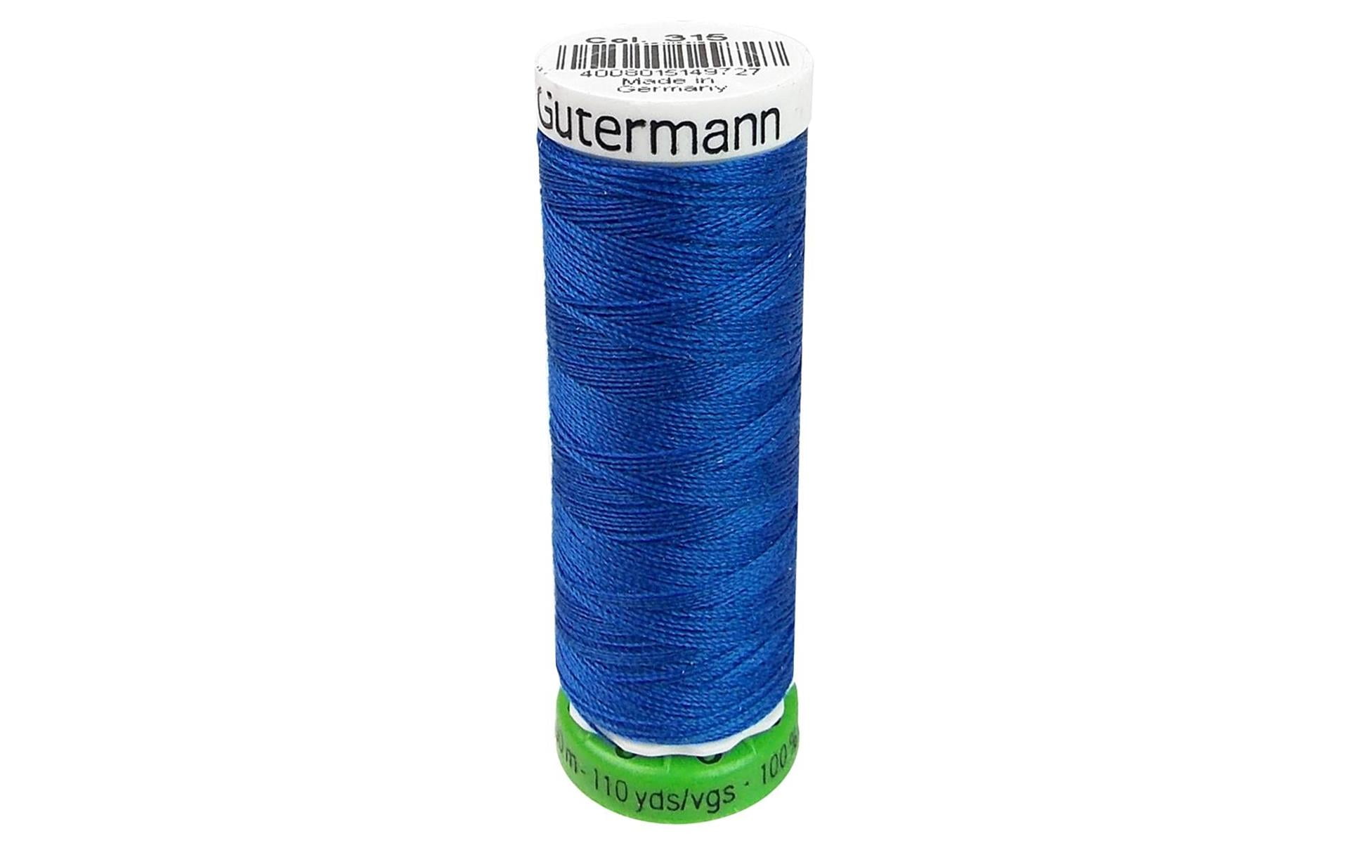 723860 315 GUTERMANN RECYCLED THREAD POLY 100M COBALT BLUE | Walmart Canada