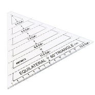 Omnigrid 8" Right Triangle Ruler, Quarter-Square Triangle Quilter's ...