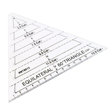 Omnigrid 8" Right Triangle Ruler, Quarter-Square Triangle Quilter's ...