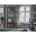 Ameriwood Home Ashlar Bookcase in Weathered Oak - Walmart.com