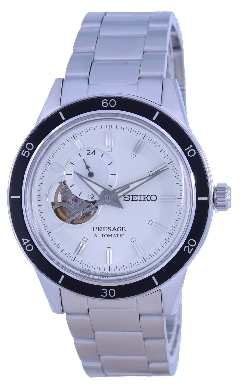 Seiko Presage Style 60's Open Heart Cream Dial Automatic SSA423 ...
