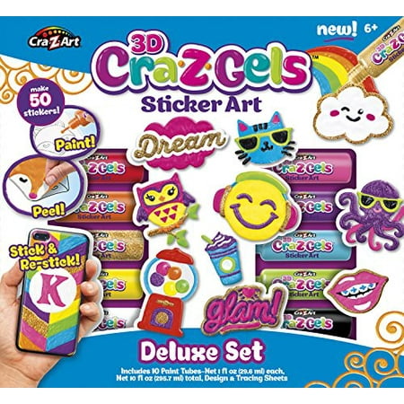 Cra-Z-Art CRA-Z-Gels Deluxe Set DIY Sticker Kit (17 Piece) | Walmart Canada