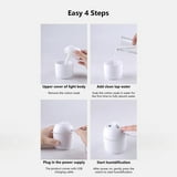 XGFHYJEH Evaporative Cool Mist Humidifier for Room, Air Humidifiers ...