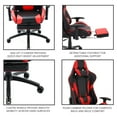 Hanover Commando Red & Black Ergonomic Racer Gaming Chair with ...