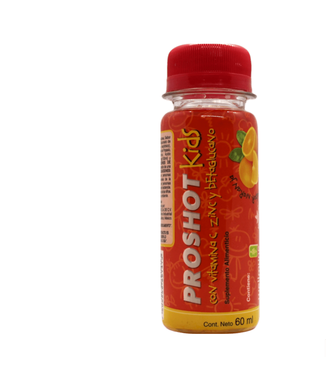 PROSHOT KIDS NATUREX SOL SABOR NARANJA 60 MG C/60 ML | Bodega Aurrera ...