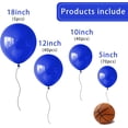 Blue Balloons 145 pcs Royal Party Decorations Different Sizes of 18 12 ...