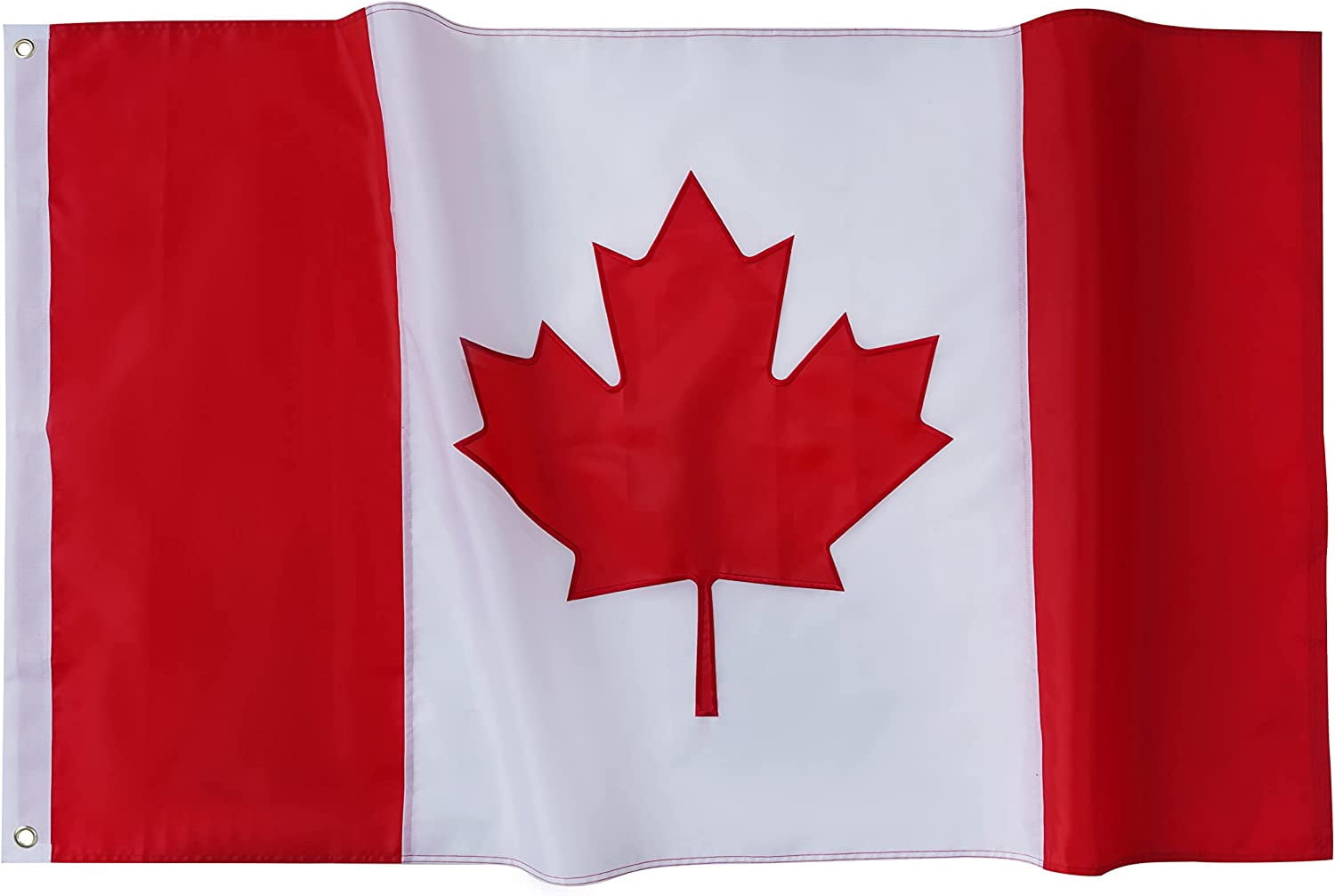 FLAGWIN Canadian Flag 3x5, Embroidered Canada Flags with 2 Brass ...