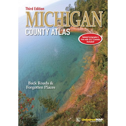 Universal Map Michigan County Atlas - Walmart.com - Walmart.com